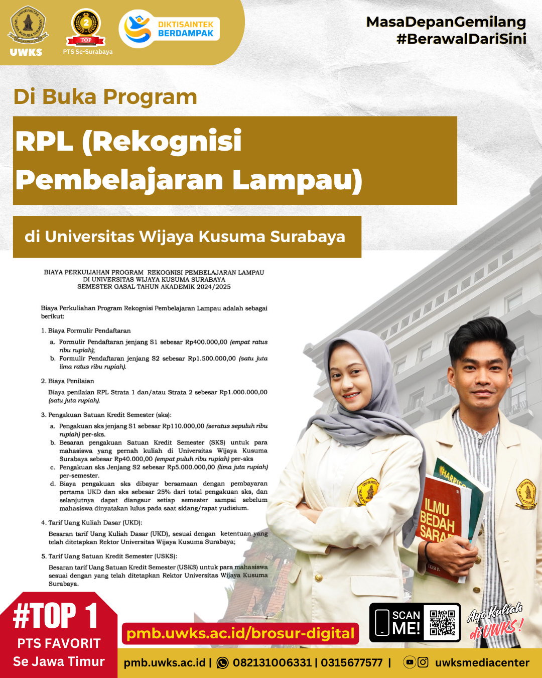 Program RPL (Rekognisi Pembelajaran Lampau) di Universitas Wijaya Kusuma Surabaya: Jalan Pintas ...